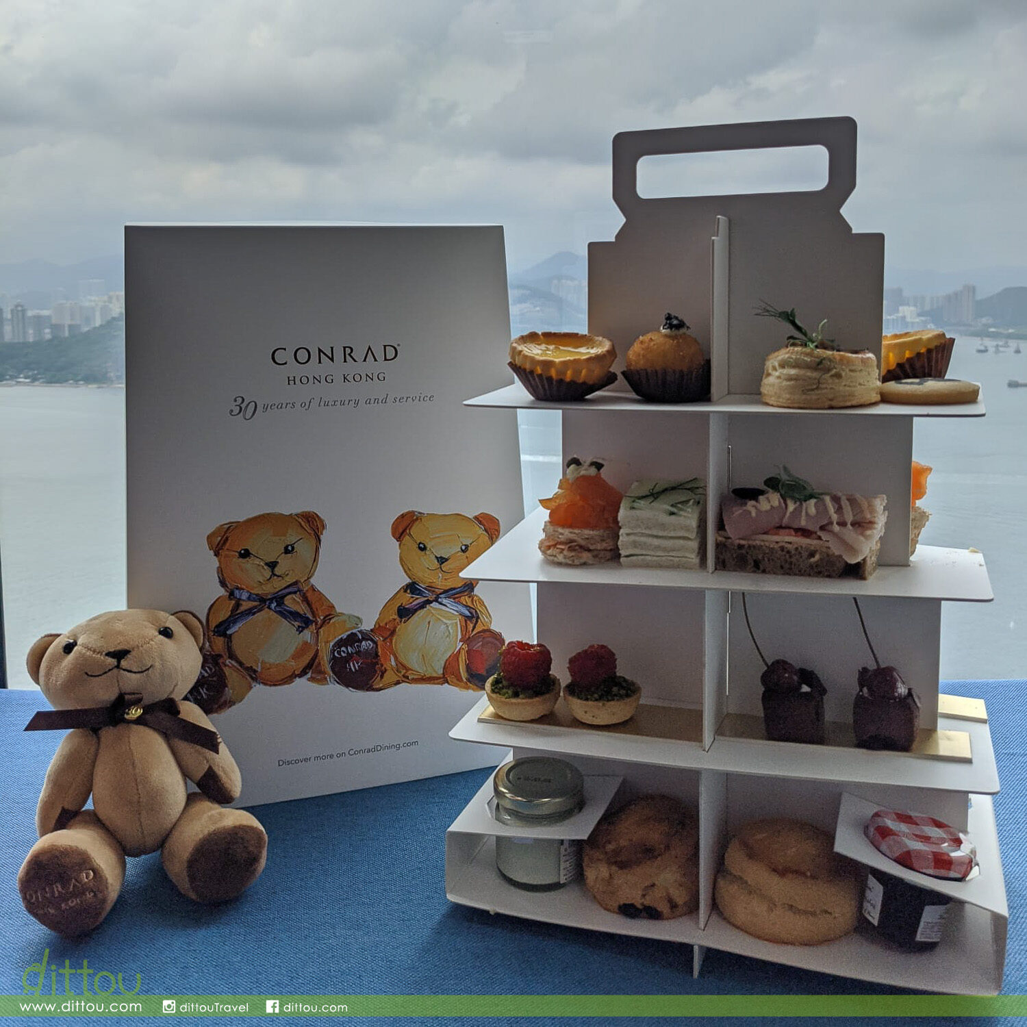 【Conrad Tea Set Takeaway】與可愛小熊安坐在家中享受下午茶！ – dittou