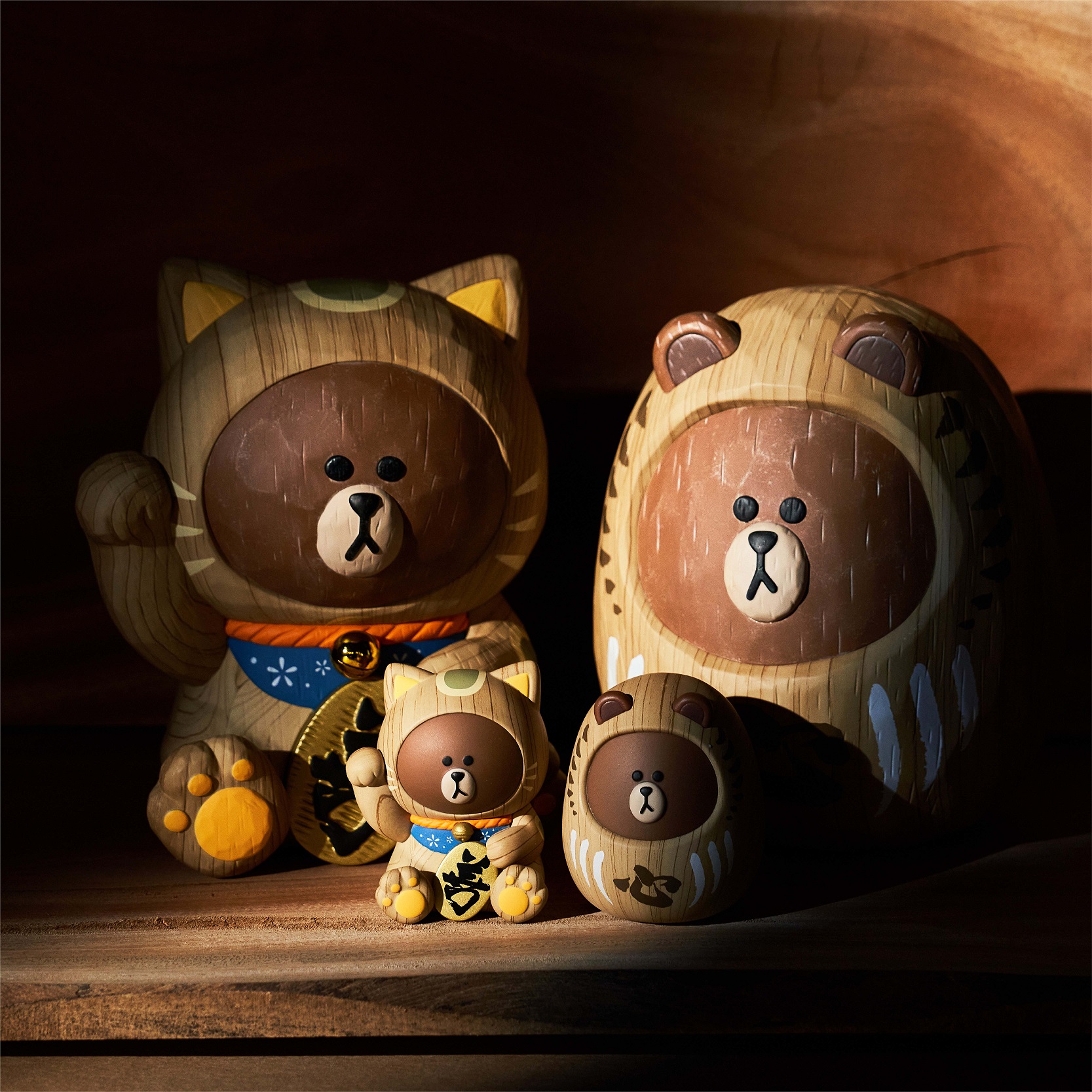 LINE FRIENDS x URDU 慈善活動 300隻香港限定「狸貓BROWN」首賣 – dittou